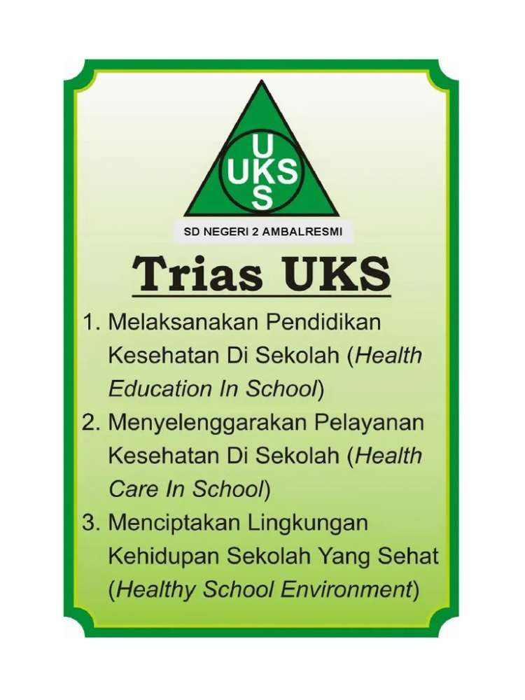 Trias UKS: Definisi, Fungsi dan Manfaatnya bagi Sekolah - Fakta.id