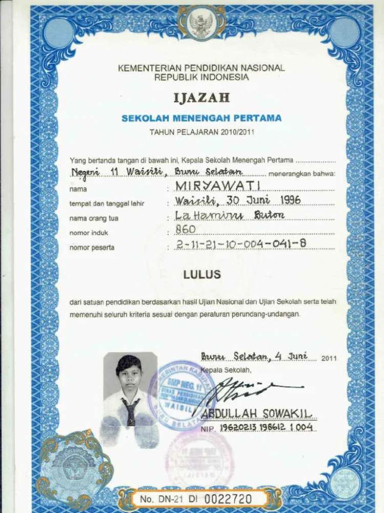 Cara Melihat No Ijazah SD, SMP, dan SMA dan Arti Kodenya - Fakta.id