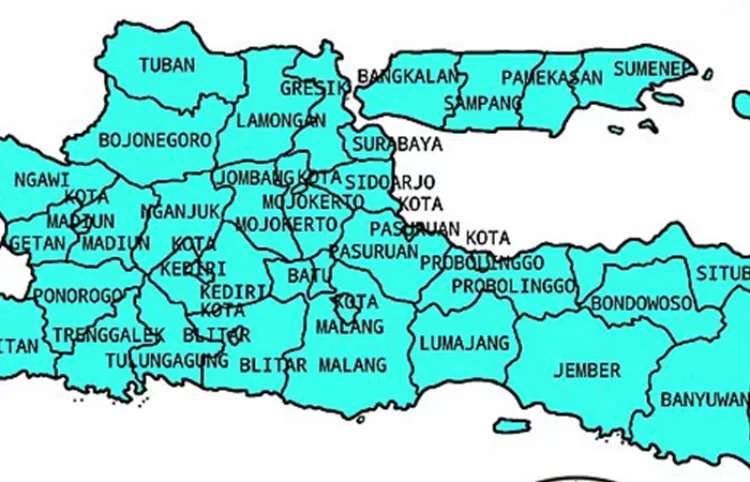 Kode Provinsi Jawa Timur (38 Kab dan Kota di Jatim Lengkap) - Fakta.id