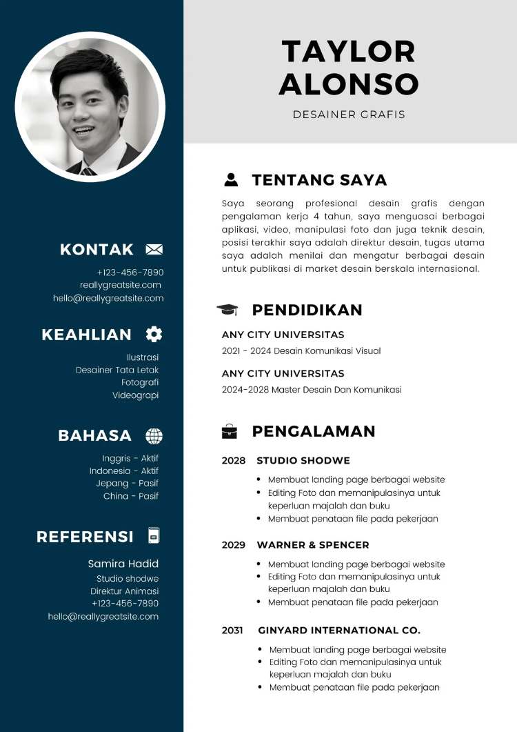 Contoh Riwayat Pendidikan S1, S2 dan Fresh Graduate - Fakta.id