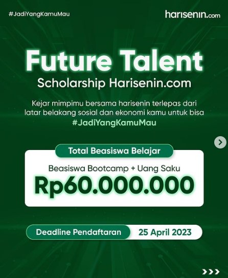 Beasiswa Hari Senin 2023: Kejar Mimpimu Bersama HariSenin - Fakta.id