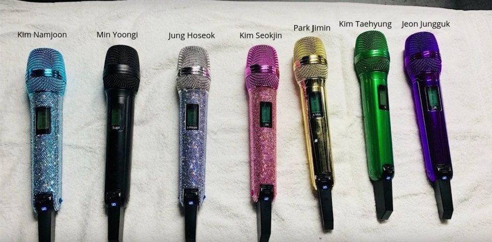 Warna Mic BTS yang Variatif, Mulai dari Kim Namjoon hingga Jeon ...